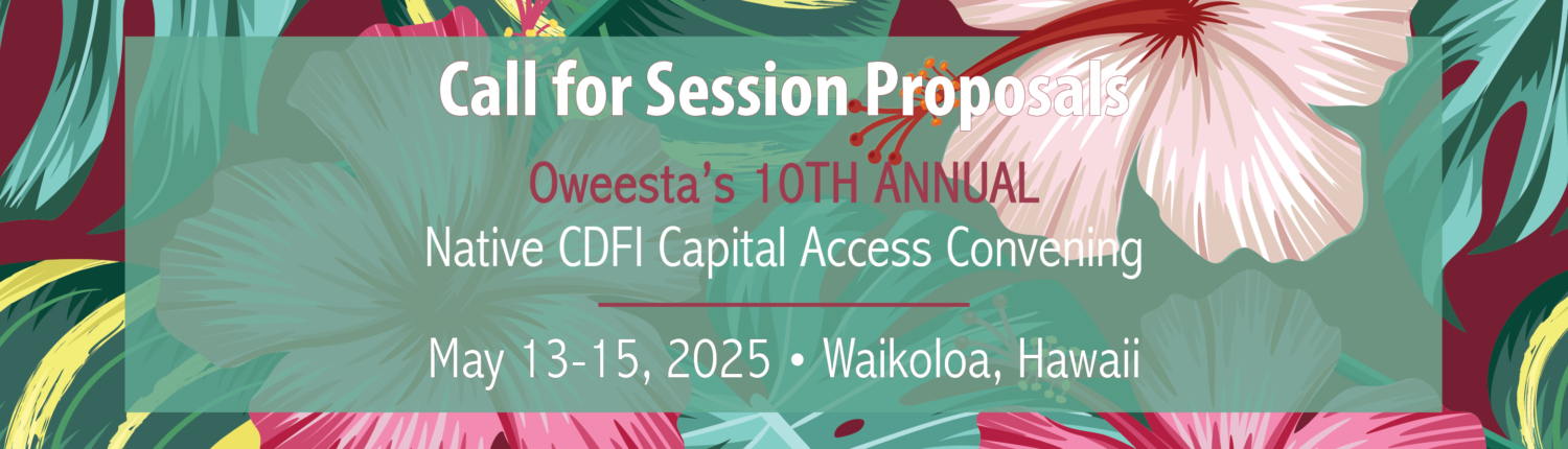 Oweesta Corporation – 501(c)(3) National Native CDFI Intermediary Lender